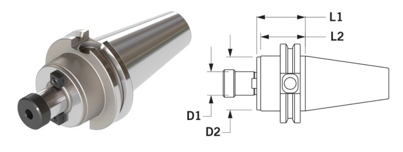 CT40 Shell Mill Holder - Velocity Products